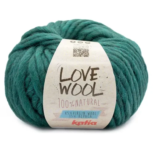 Katia Love Wool - szmaragd - 133