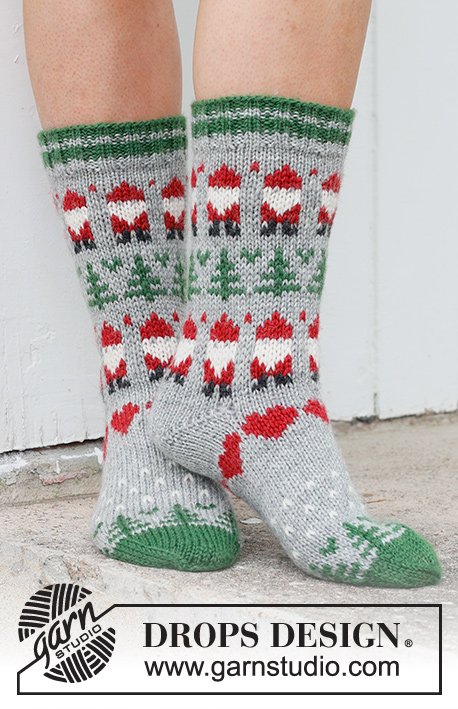 Zestaw na wzór Christmas Time Socks