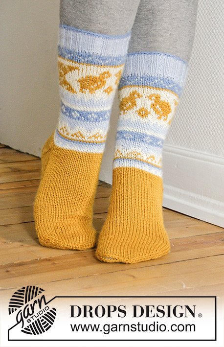 Zestaw włóczki na wzór Chicken Dance