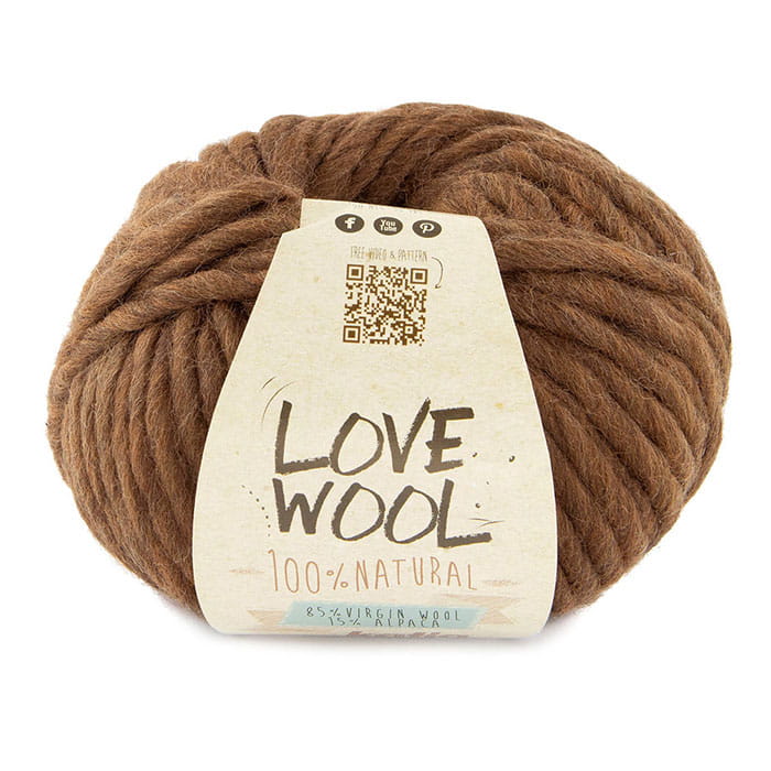 Katia Love Wool - brąz - 131